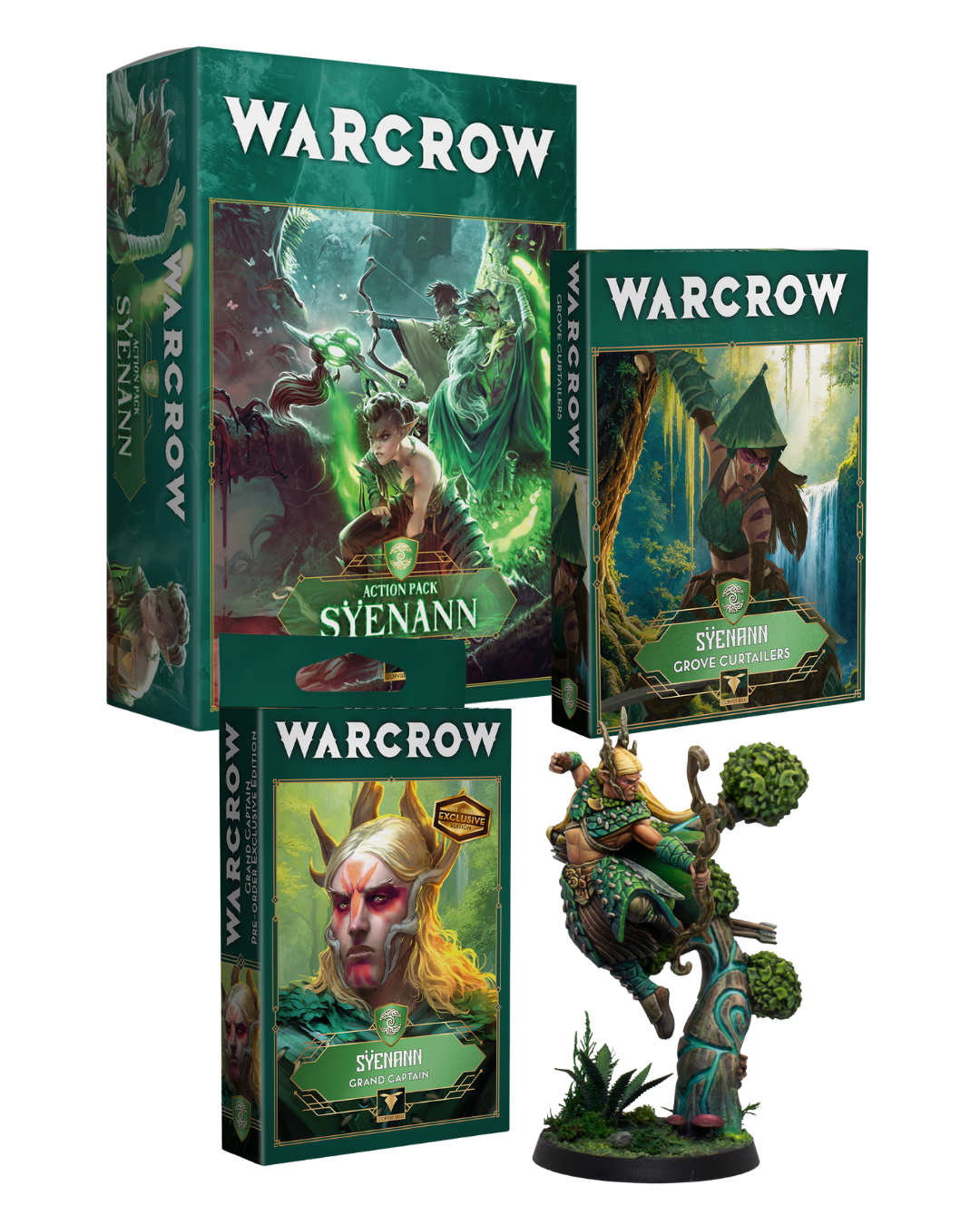 Warcrow - Sÿenann Action Pack + Grove Curtailers + Grand Captain (Pre ...
