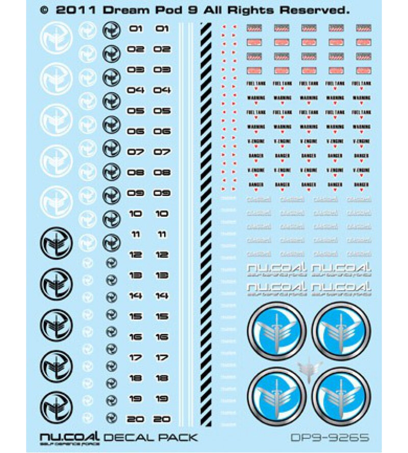 Heavy Gear Blitz! - NuCoal Decals Pack (1 sheet) – Versus Gamecenter
