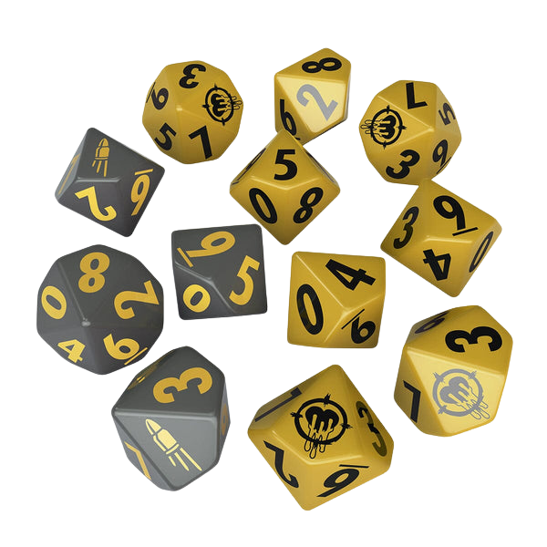 FALLOUT FACTIONS: Dice Sets - The Operators – Versus Gamecenter