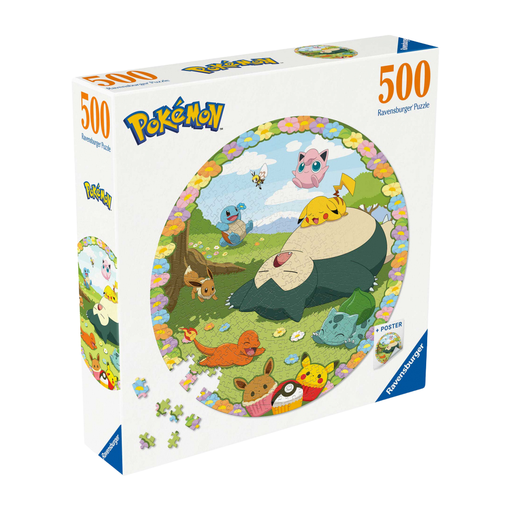 Ravensburger Puzzle - Pokémon Round - 500pc – Versus Gamecenter