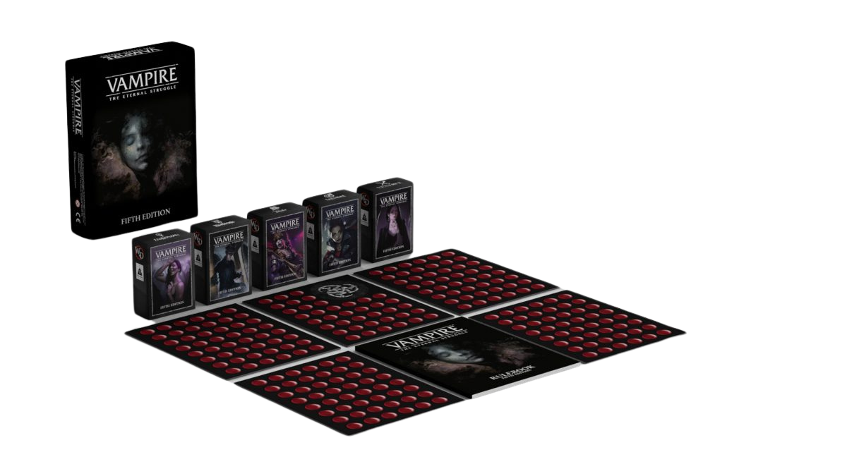 Vampire the Eternal Struggle 5th Edition Box set (regras atualizadas ...