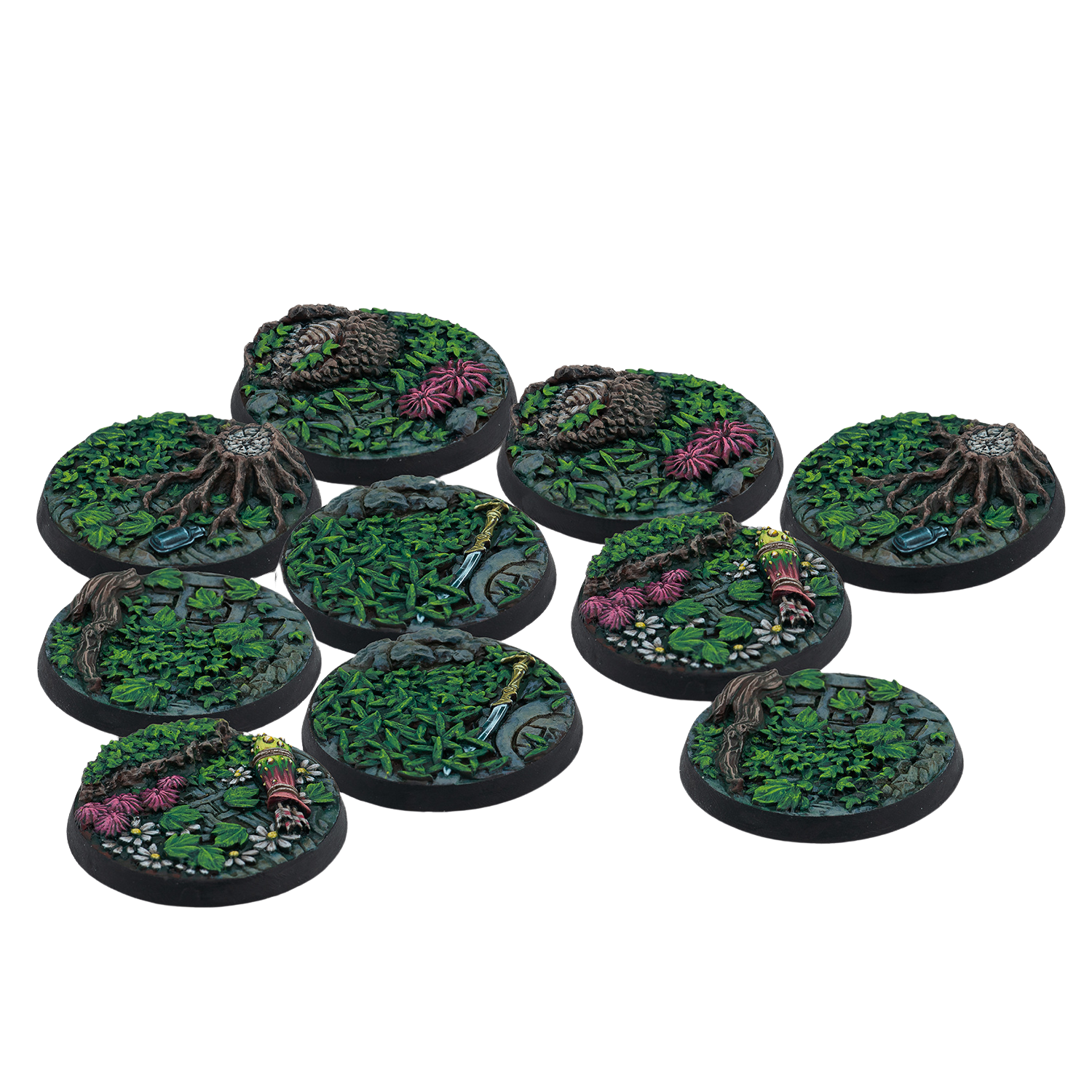 Warcrow - 30mm Sÿenann Scenery Bases, Alpha Series – Versus Gamecenter