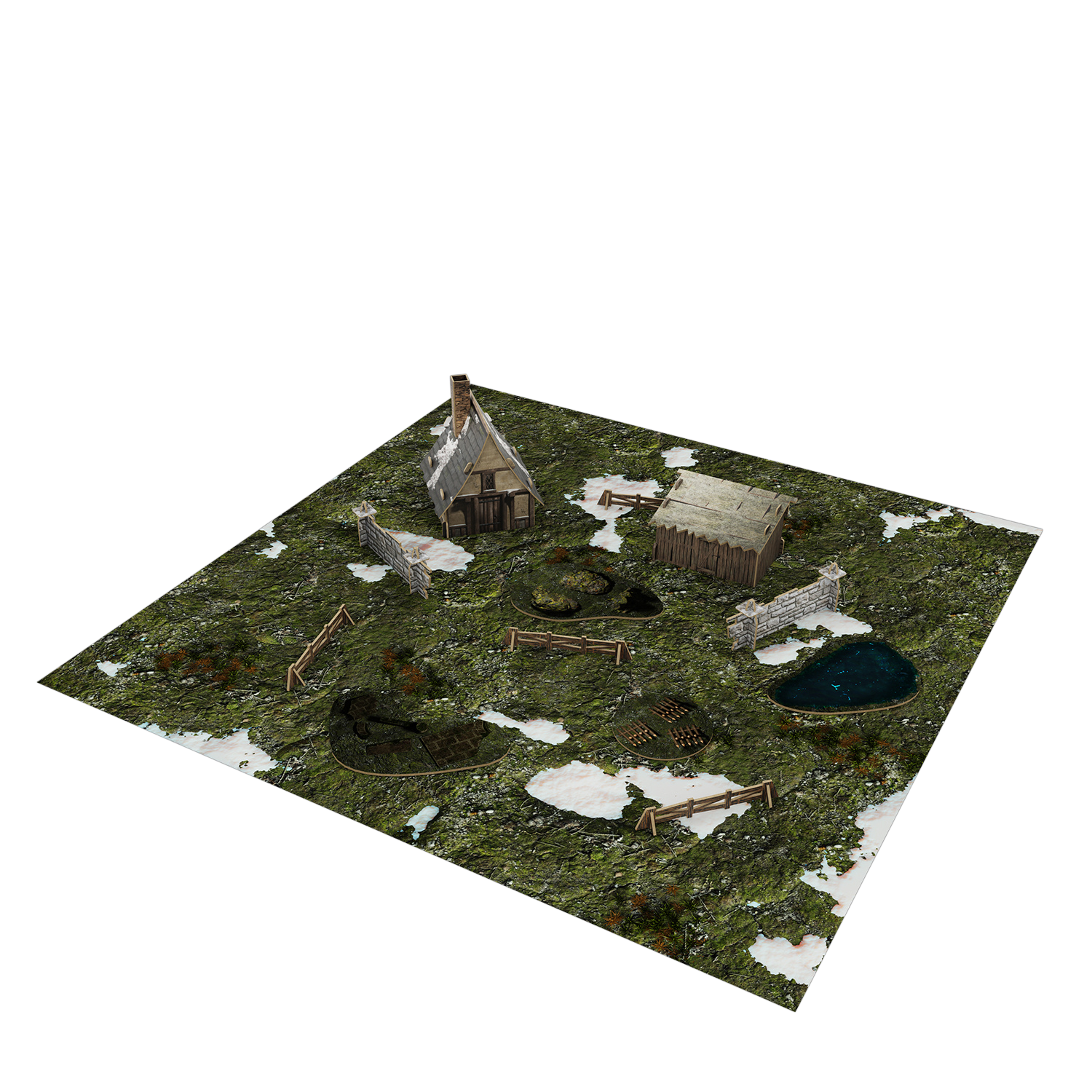 Warcrow - Bakhlia Farm Scenery Pack – Versus Gamecenter