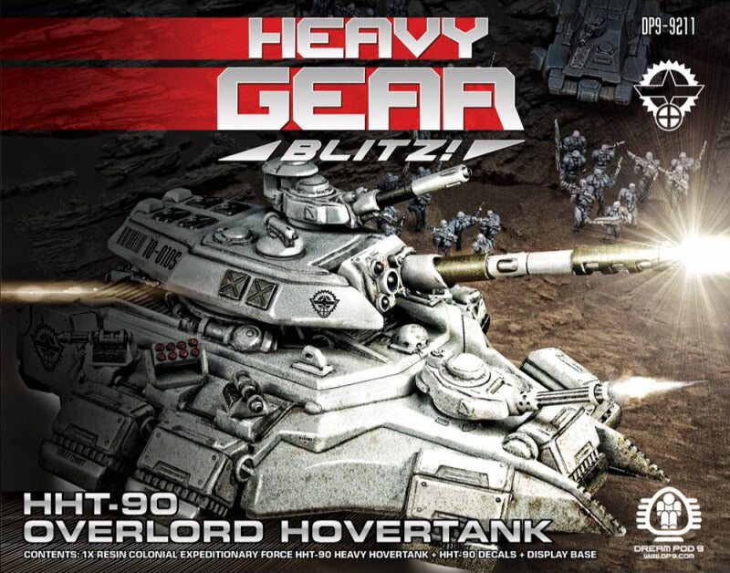 Heavy Gear Blitz! - C.E.F. HHT-90 Overlord Hovertank – Versus Gamecenter