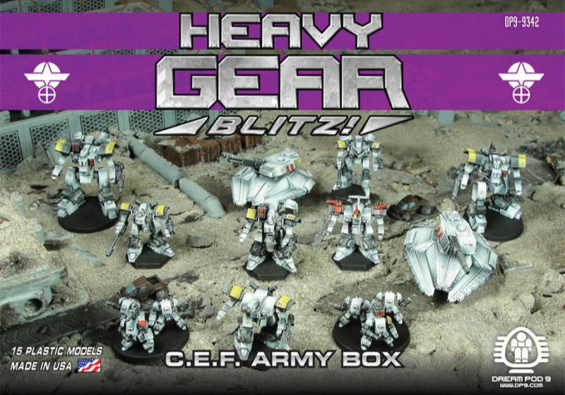 Heavy Gear Blitz! - C.E.F. Army Box – Versus Gamecenter