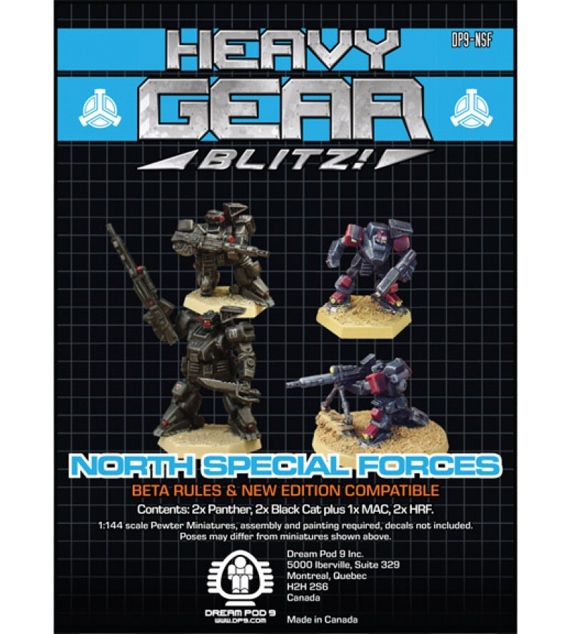 Heavy Gear Blitz! - Northern Special Forces Squad – Versus Gamecenter