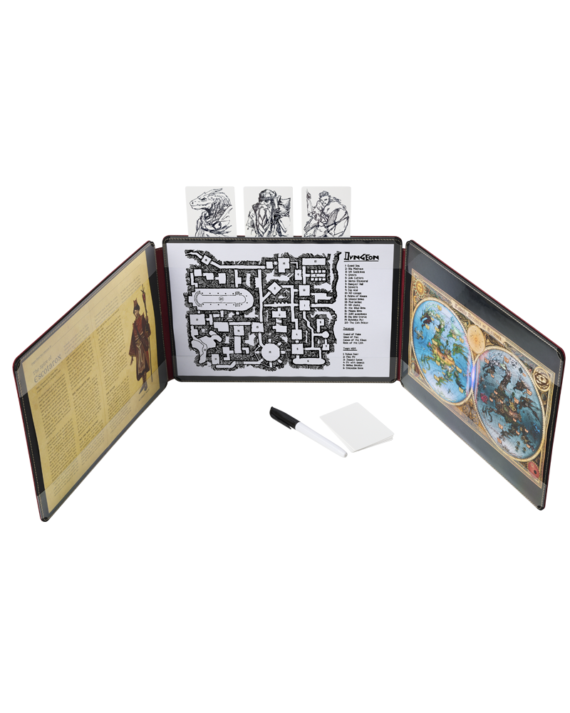 Dragon Shield RPG: Game Master Screen - Blood Red – Versus Gamecenter