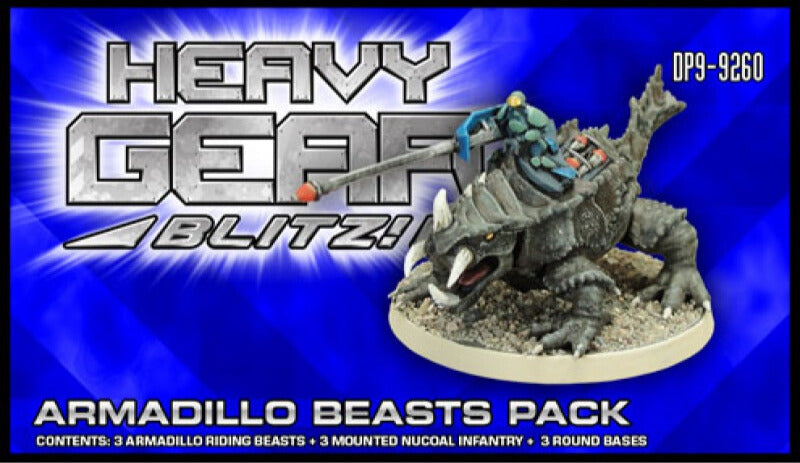 Heavy Gear Blitz! - NuCoal Armadillo Beast with Rider Squad Pack ...